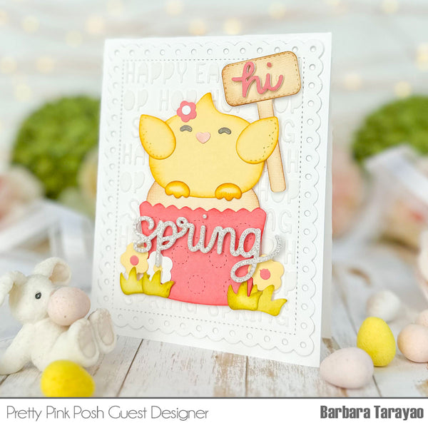 PRETTY PINK POSH: Easter Words | Stencil – Doodlebugs