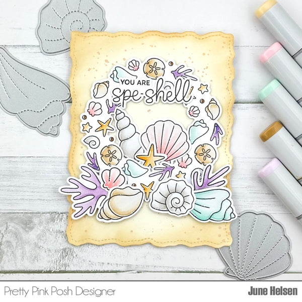 PRETTY PINK POSH: Seashells | Stamp – Doodlebugs
