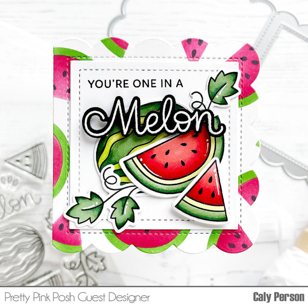 PRETTY PINK POSH: Watermelon | Stamp – Doodlebugs