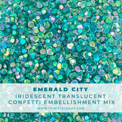 TRINITY STAMPS: Confetti Embellishment Mix | Emerald City – Doodlebugs