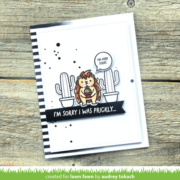 LAWN FAWN: Sometimes Life Is Prickly | Stamp – Doodlebugs