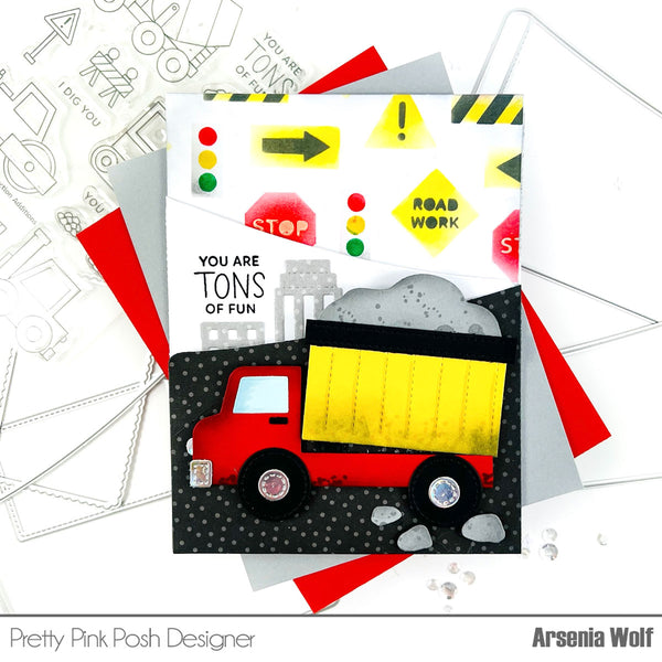 PRETTY PINK POSH: Street Signs | Layered Stencil 2PK – Doodlebugs