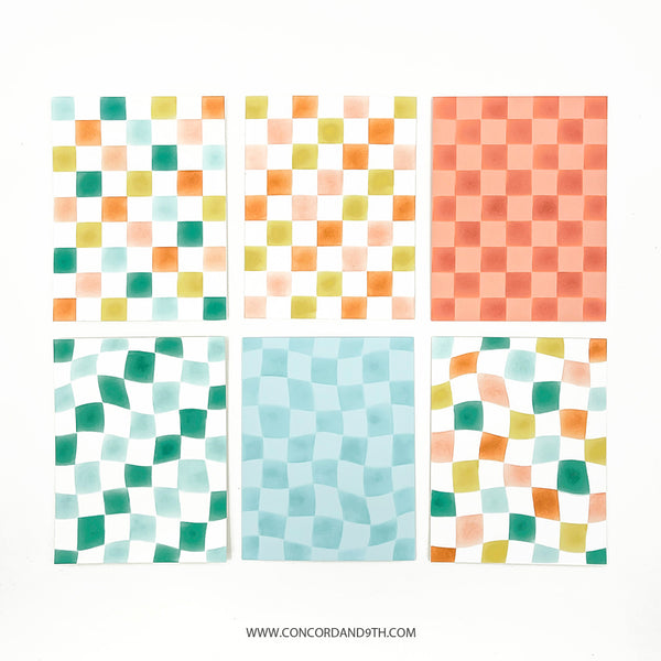 CONCORD & 9 th : Checkered | Stencil Pack – Doodlebugs