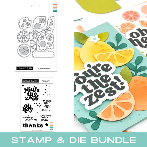 CONCORD & 9 th : Citrus Crush | Stamp and Die Bundle – Doodlebugs