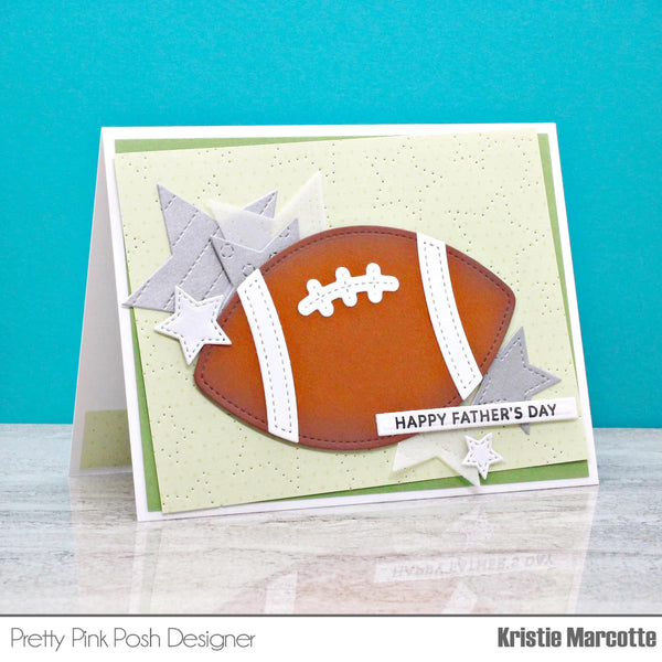 PRETTY PINK POSH: Football Shaker | Die – Doodlebugs