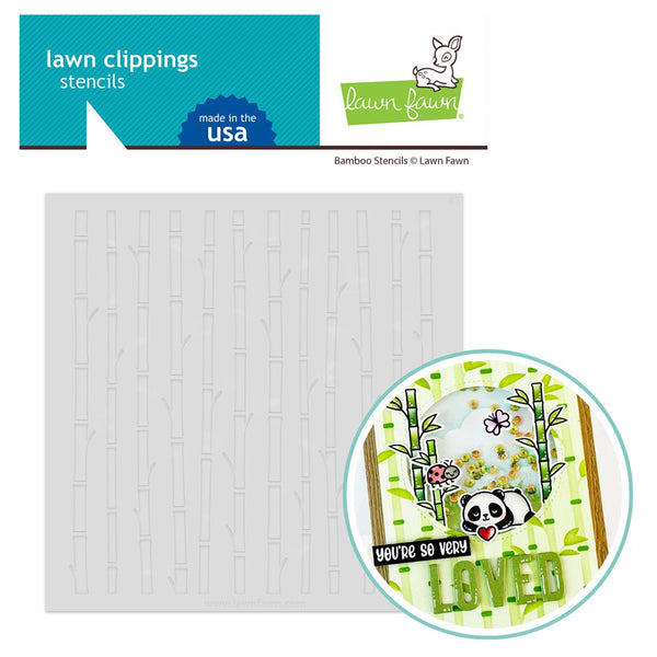 LAWN FAWN: Bamboo | Layering Stencils – Doodlebugs