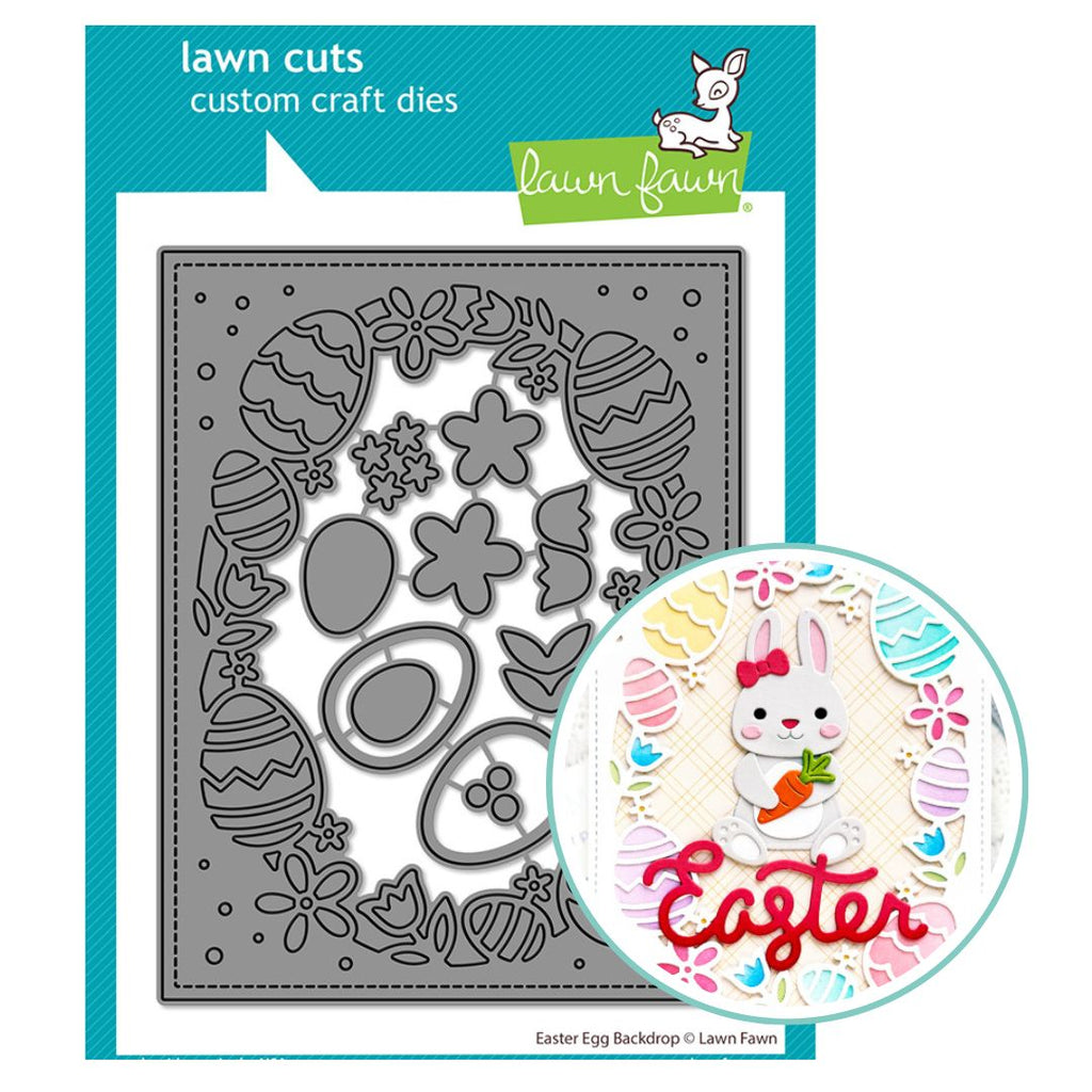 LAWN FAWN: Backdrop | Easter Egg | Lawn Cuts Die – Doodlebugs