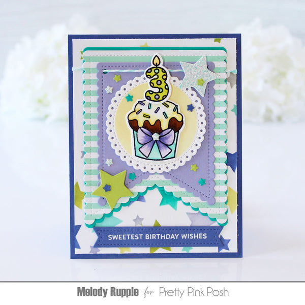 PRETTY PINK POSH: Number Candles | Stamp – Doodlebugs