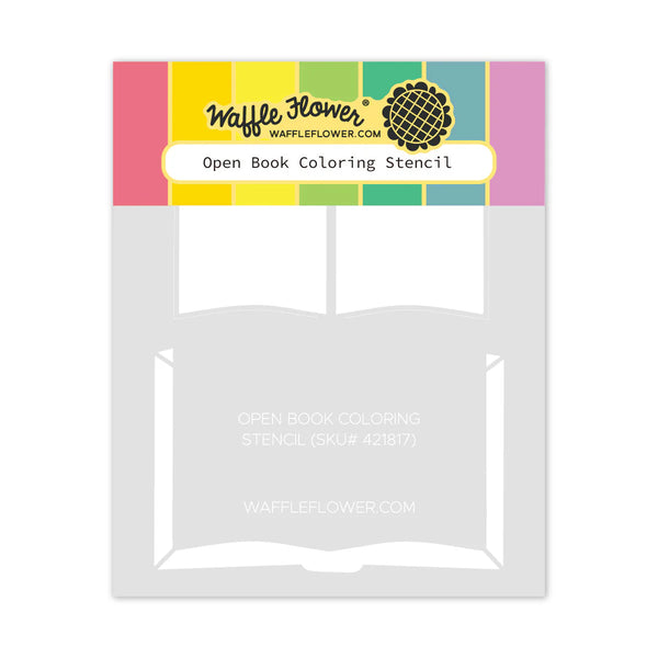 WAFFLE FLOWER: Open Book | Stencil – Doodlebugs