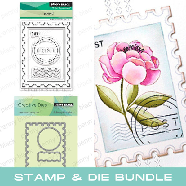 PENNY BLACK : Posted Mini | Stamp & Die Bundle – Doodlebugs