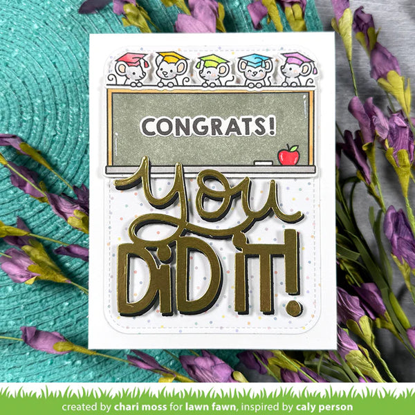 LAWN FAWN: Simply Celebrate Graduation | Lawn Cuts Die – Doodlebugs