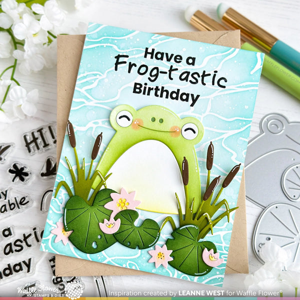 WAFFLE FLOWER: Inquisitive Frogs | Die – Doodlebugs