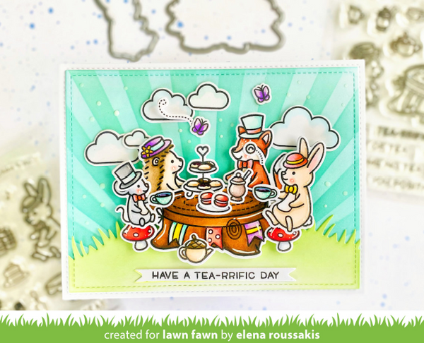 LAWN FAWN: Tea-riffic Day | Stamp – Doodlebugs