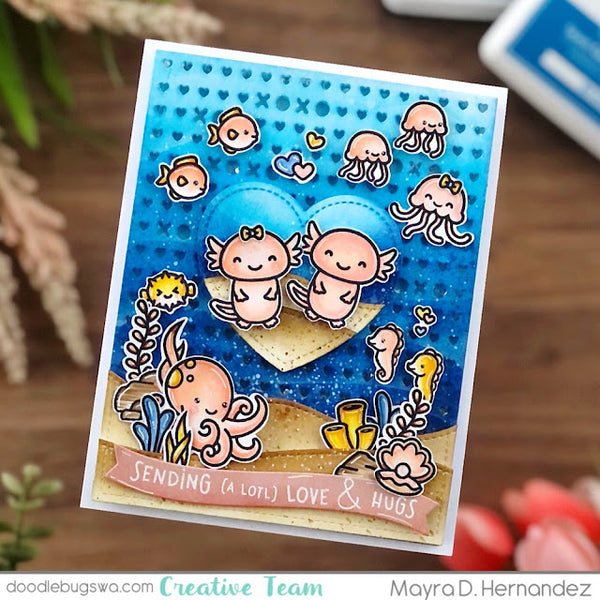 LAWN FAWN: Ocean Shell-fie – Doodlebugs
